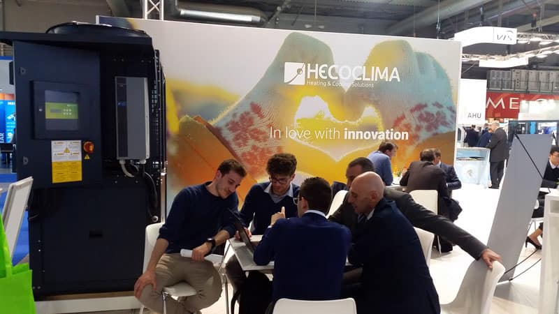 Hecoclima leading actor at MCE 2018 with the new unit A2L ready - Hecoclima